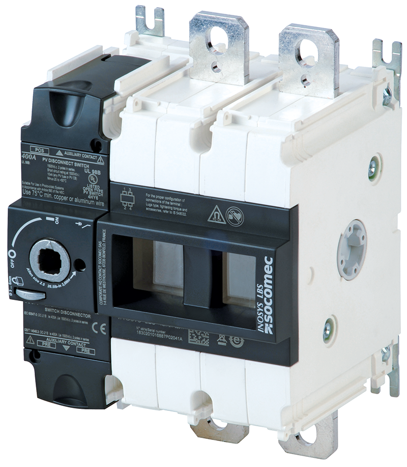 Socomec DC Disconnect Switch | Controller Services Hammond Products